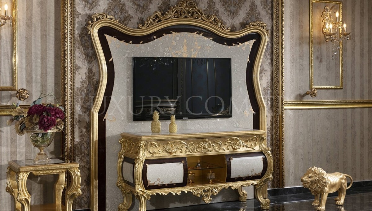 Monesa Gold Leaf Tv Unit